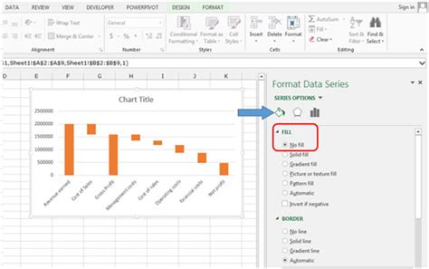 “waterfall” chart in microsoft excel 2010 microsoft