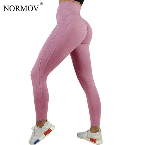 Normov Sexy Push Up Leggings Women Workout Clothing Heart High Waist