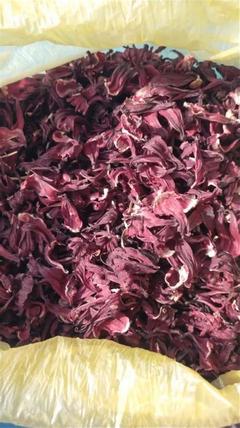 Dried Dry Hibiscus Flower Packaging Type Bag Packaging Size 50 Kg
