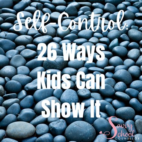 Image result for Self-Control Examples for Kids