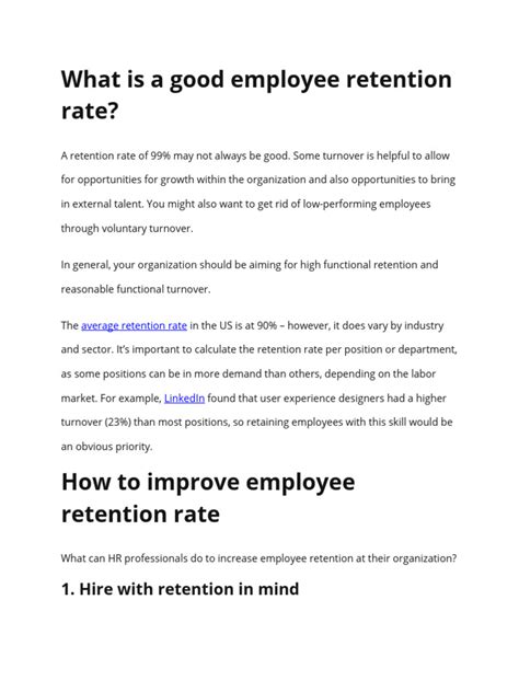 Image result for Employee Retention Rate Formula