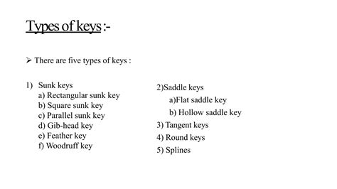 Image result for Different Key Types