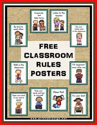 Image result for Classroom Rules Sign