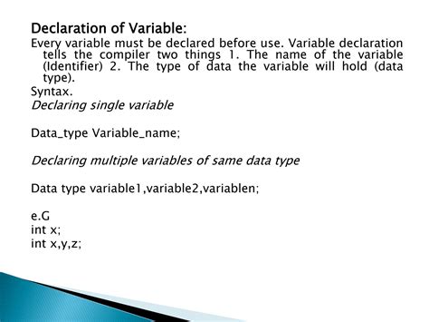 Image result for Variable of C Programming