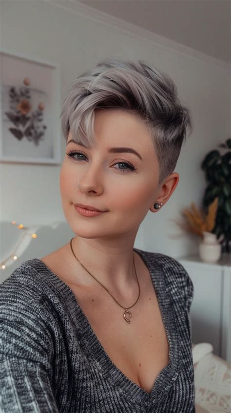 Image result for Angled Pixie Cut