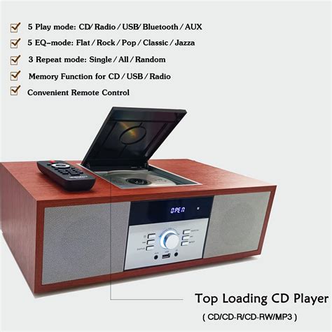 Image result for CD USB Retro Stereo