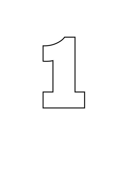 Easy Free Printable Numbers: Templates [PDF] - Printables for Everyone ...