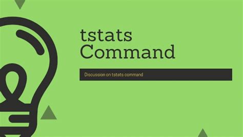 Image result for Example T Stats Command
