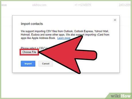 Image result for How to Upload a CSV File into Google Contacts