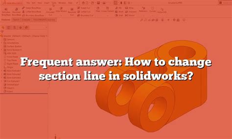 Image result for Aligned Section SolidWorks