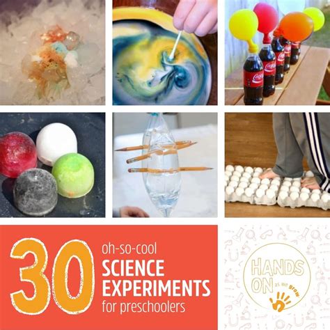 Science Experiments for Preschoolers | hands on : as we grow