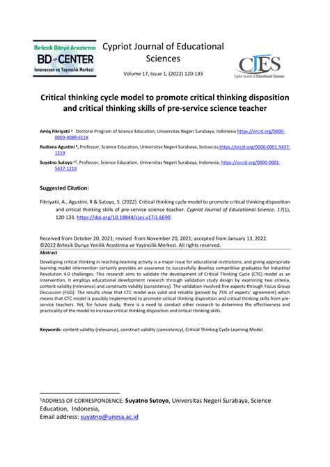 Image result for Critical Thinking Curriculum Model