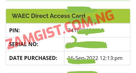 Image result for WAEC Scratch Card