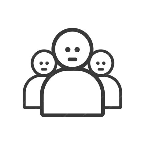 Three Simple Line Drawings of Peoples Faces | Premium AI-generated vector
