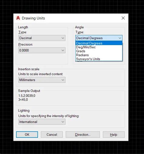 Image result for AutoCAD Unit Set