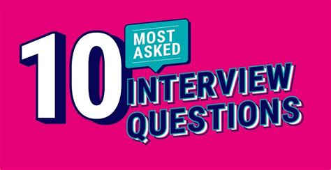 Image result for 10 Most Asked Interview Questions