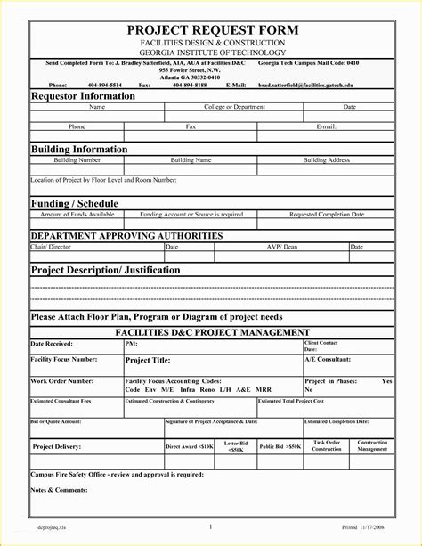 Image result for Project Requisition Form