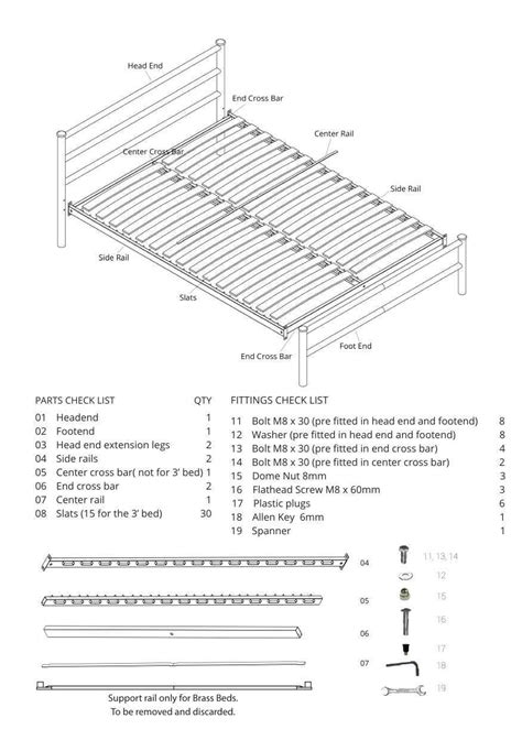 Image result for Bed Frame Assembly Guide