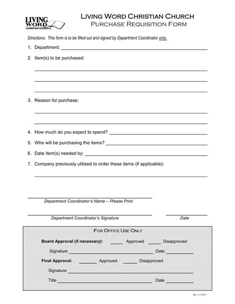 Image result for Work Requisition Form