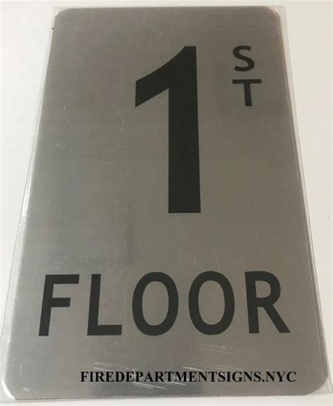 Image result for First Floor Sign