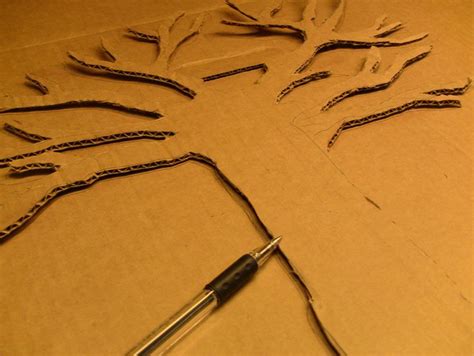Image result for Homemade Cardboard Tree