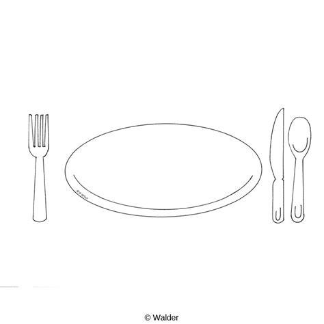 Image result for Drawing of a Basic Table Setting