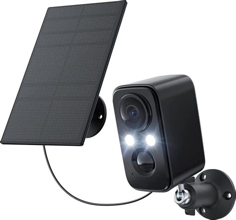 Image result for Solar Power Security Camera with LED Lights