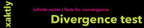 Image result for Basic Divergence Test