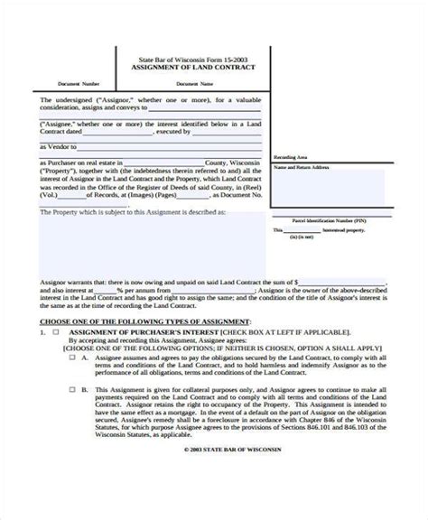 Image result for Assignment of Contract Form