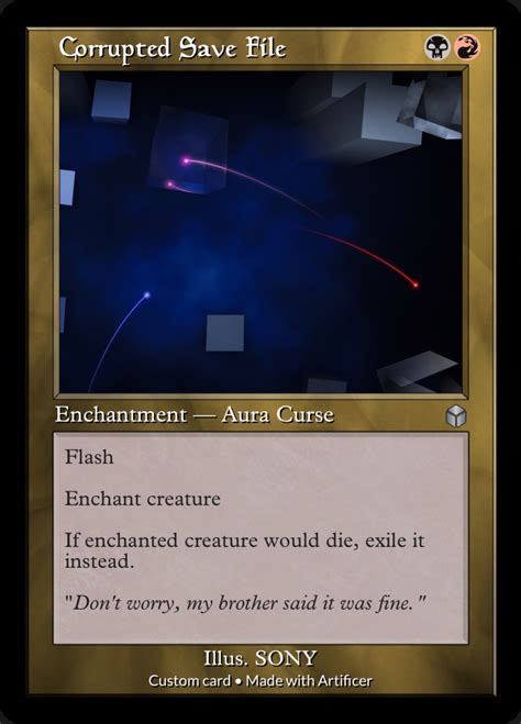 Image result for Corrupted Save File Screen