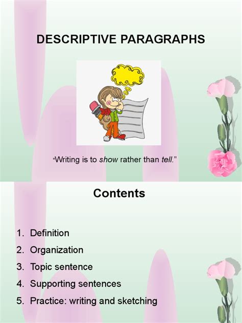 Image result for Good Examples of Descriptive Paragraphs