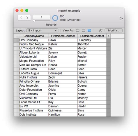 Image result for Import a Numbers File into Filmaker