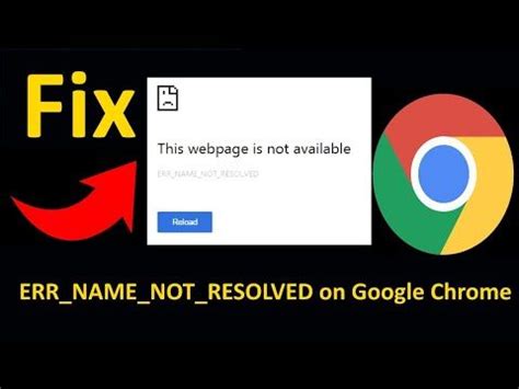 Image result for Google Name Not Resolved