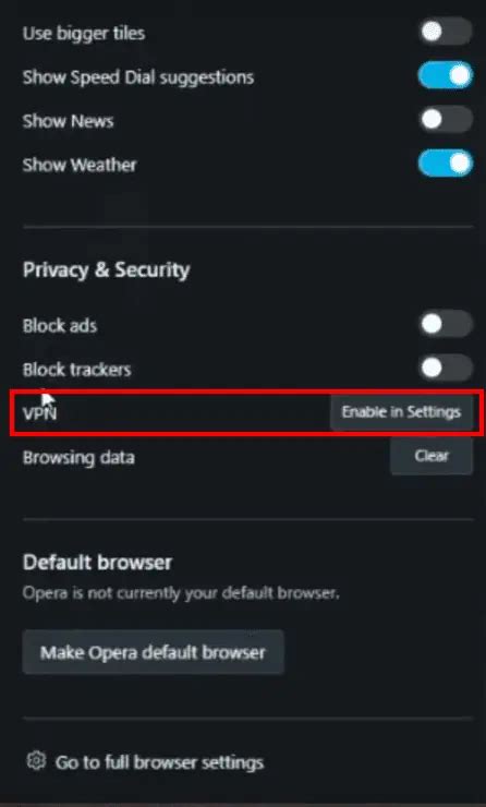 Image result for How to Use Opera VPN
