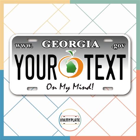 Image result for Georgia State License Plate