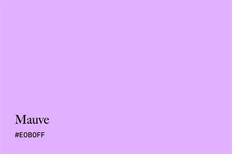 Image result for Mauve Color Chart