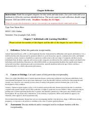 Image result for Example of Reflection Every Chapter