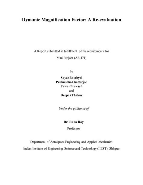 Image result for Dynamic Magnification