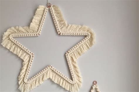 How to make a Christmas macrame star | Gathered