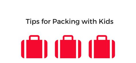 Image result for Packing Tips for Kids