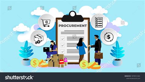 Image result for Procurement Process Vector Illustration
