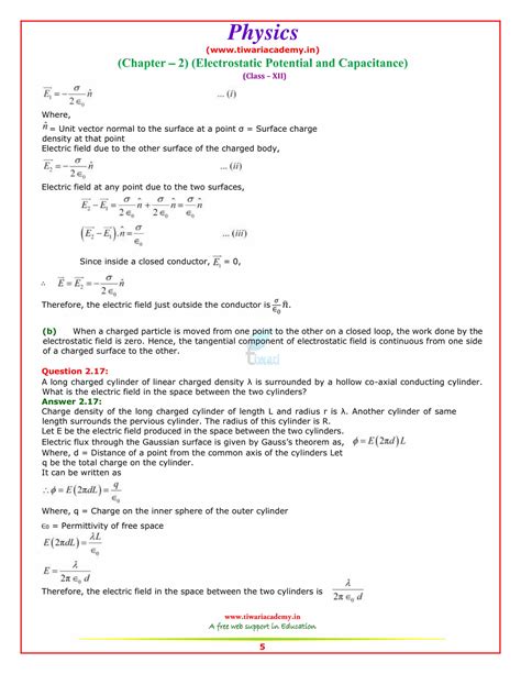 Image result for Physics Chapter 2 Class 12 by Radhika Classes Lecture 6