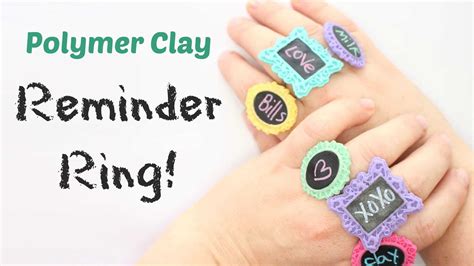 Image result for Polymer Clay Ring Tutorial