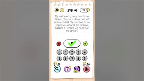 Image result for Brain Test Level 99