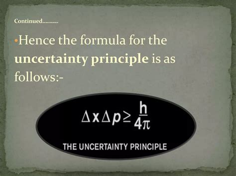 Image result for Uncertainty Principle Formula