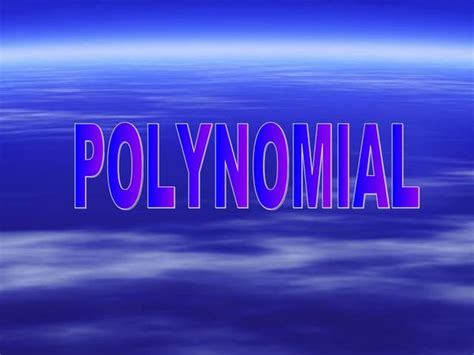 Image result for Example of a Polynomial