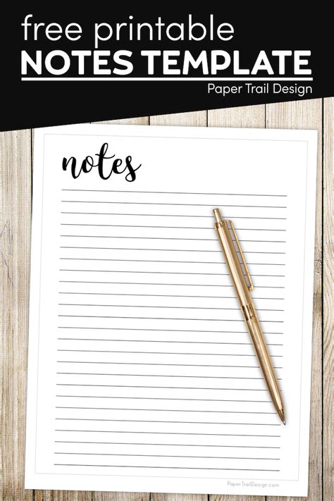 Image result for Free Printable Notes Template