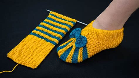 Image result for Knitting Slippers Tutorial