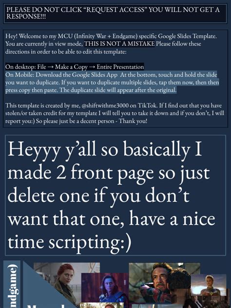 Image result for Infinity War Trailer Script