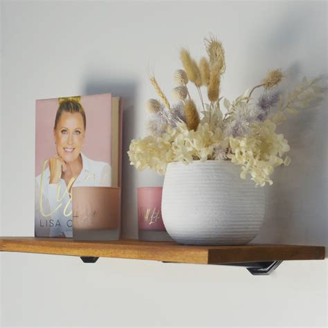Floating Shelf Brackets - Black or White - Carinya